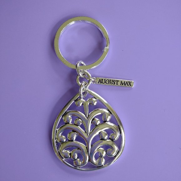 August Max | Accessories | August Max Silver Keychain | Poshmark